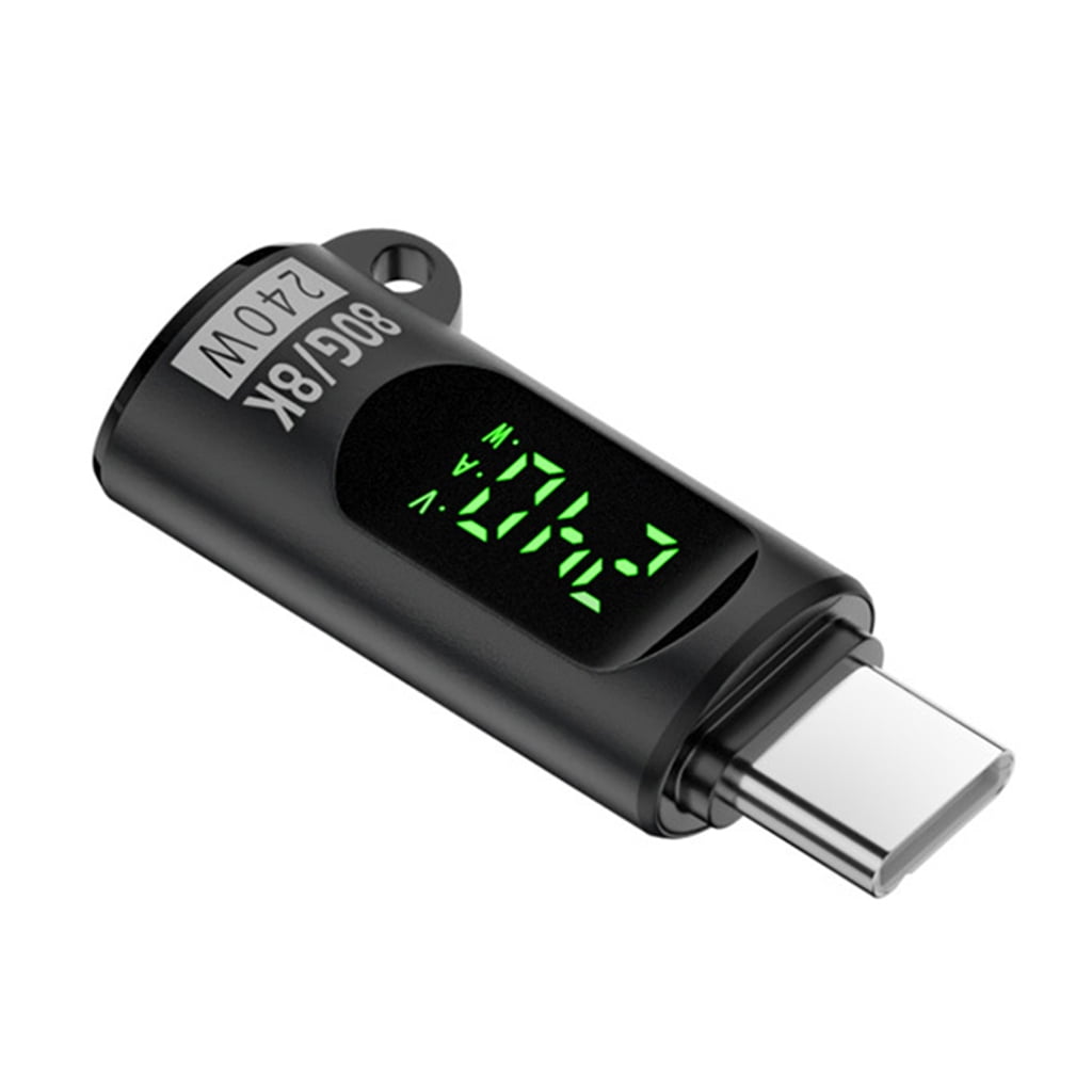 USB C Female to C Male Adapter 240W Power Delivery and High Speed Data ...