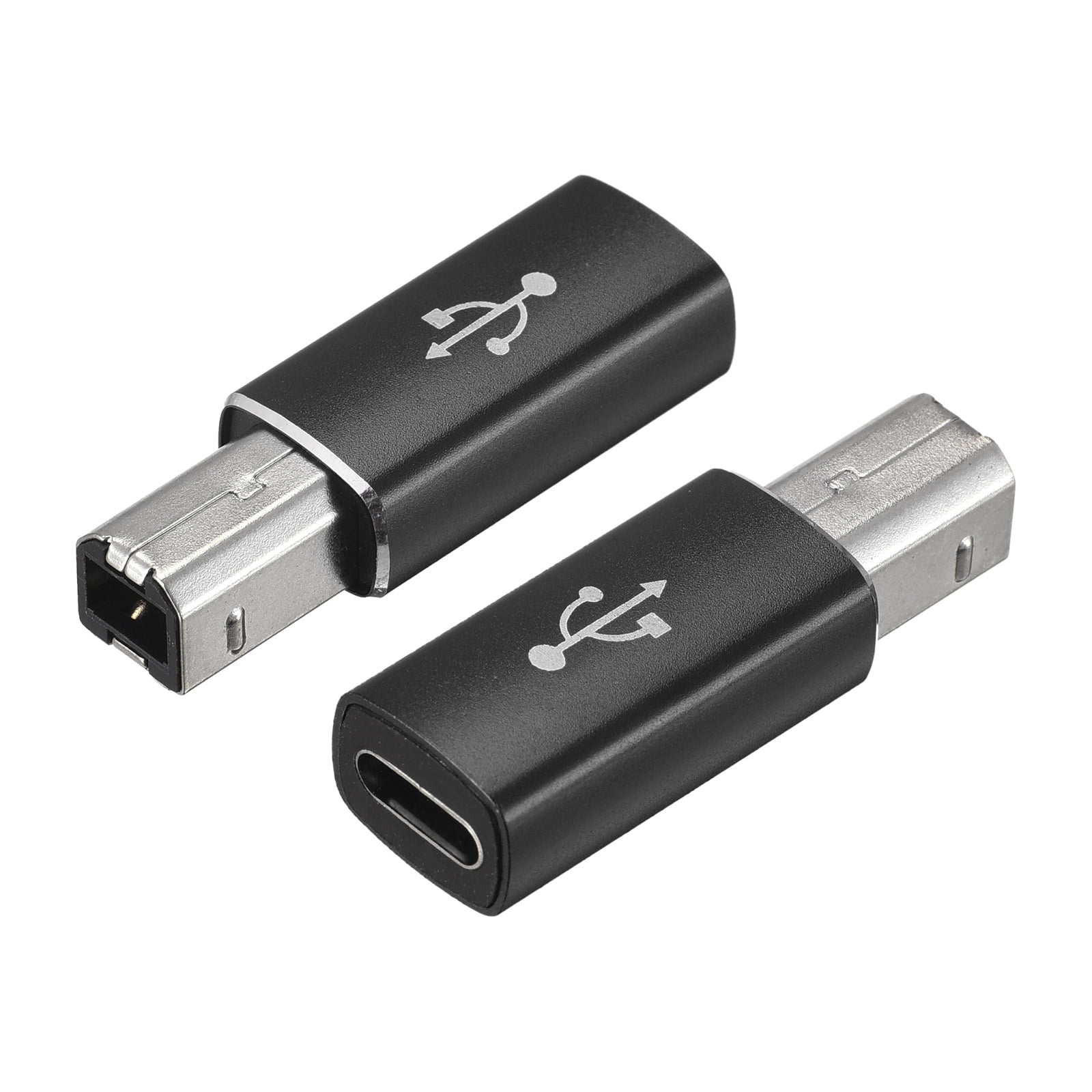 USB C Female to Convert Adapter, Type-C to USB B Adapter Black for ...