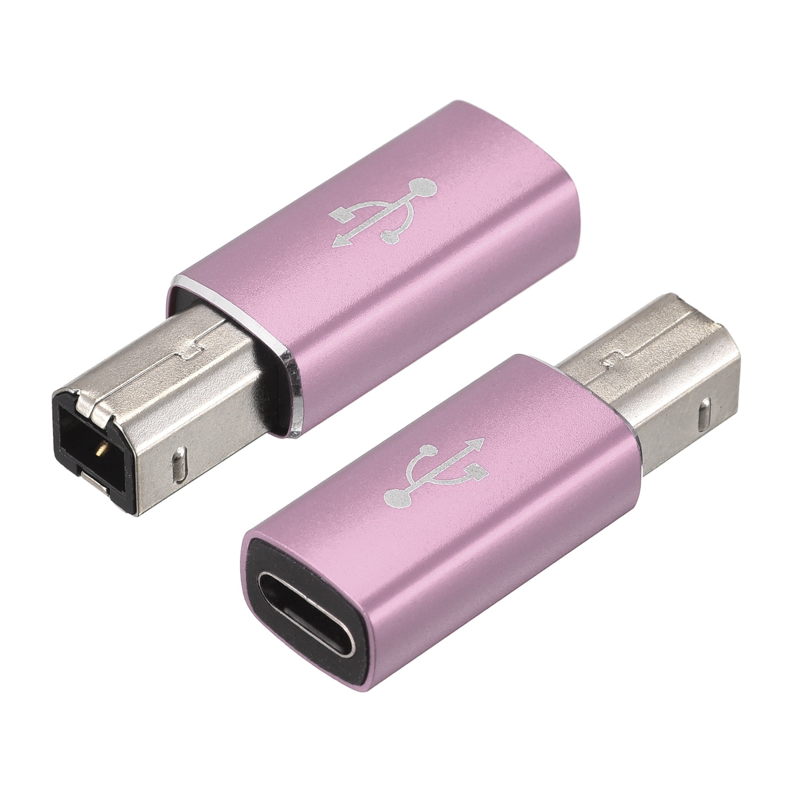 USB C Female to Convert Adapter, Type-C to USB B Adapter Rose Golden ...