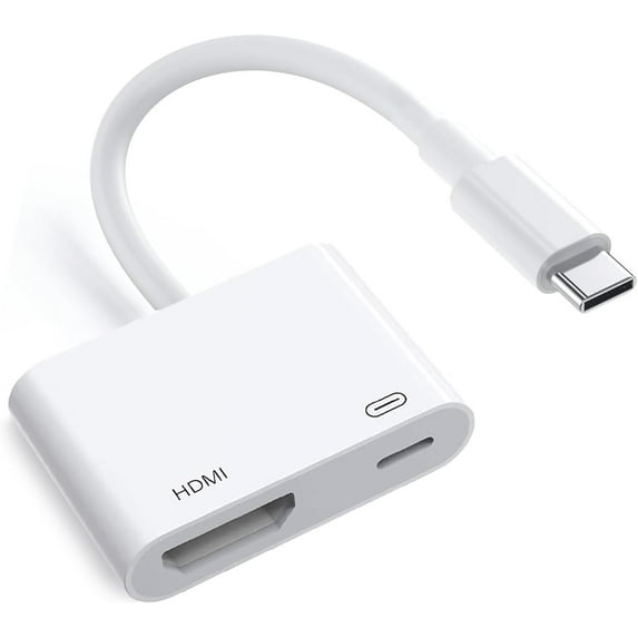 USB-C to HDMI Adapter 4K@60Hz for iPhone 15 16 17 MacBook Pro Air iPad ...