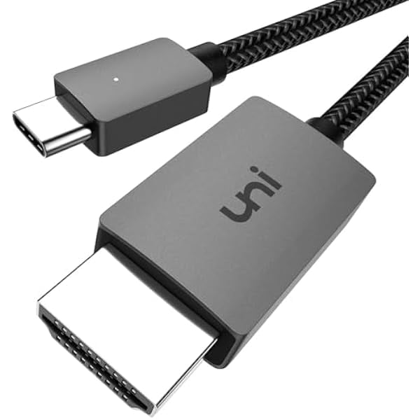 USB C to HDMI Cable, [4K, High-Speed] USB Type C to HDMI Cable for Home Office, [Thunderbolt 3/4 ...