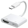Meuvax USB C to HDMI Adapter, 4K@60Hz Lightning AV Adapter, iPhone 16/ ...