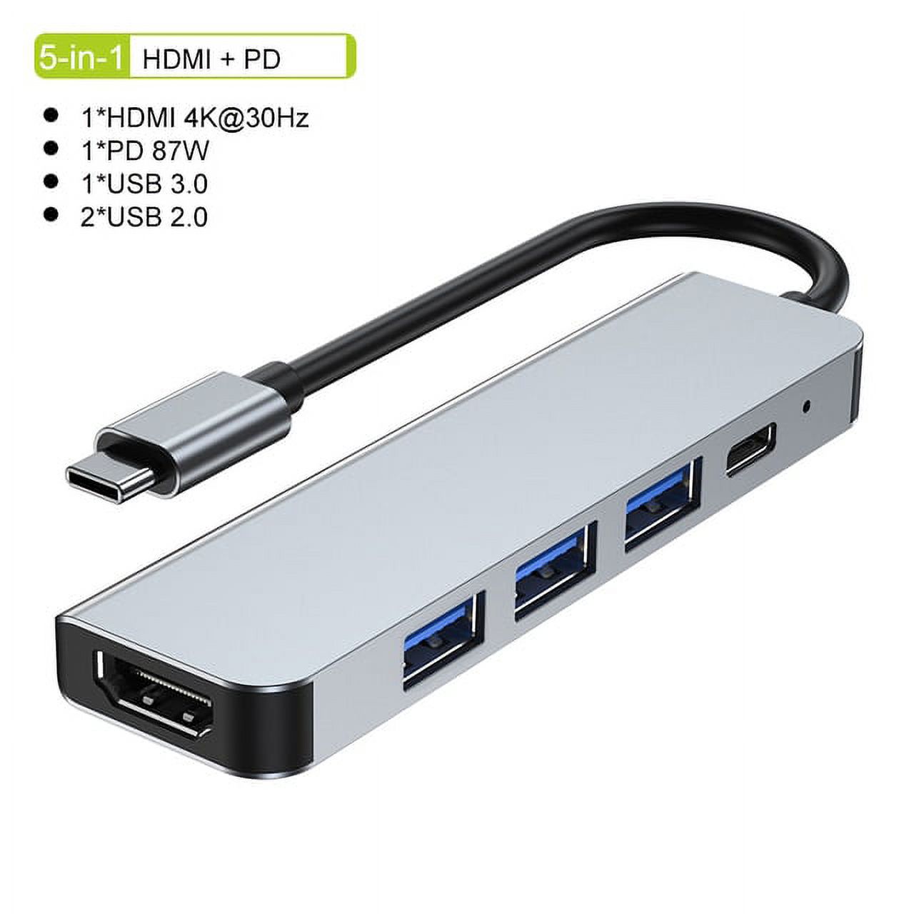 USB C HUB Type C Splitter To HDMI 4K Thunderbolt 3 Docking Station ...