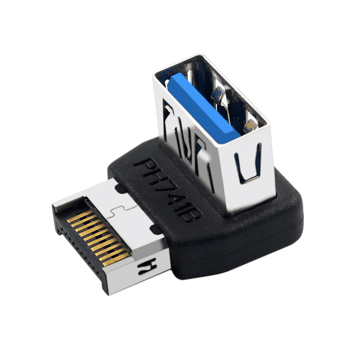 USB C Header Adapter TYPE-E to USB 3.1 90 Degree Steering Converter for ...