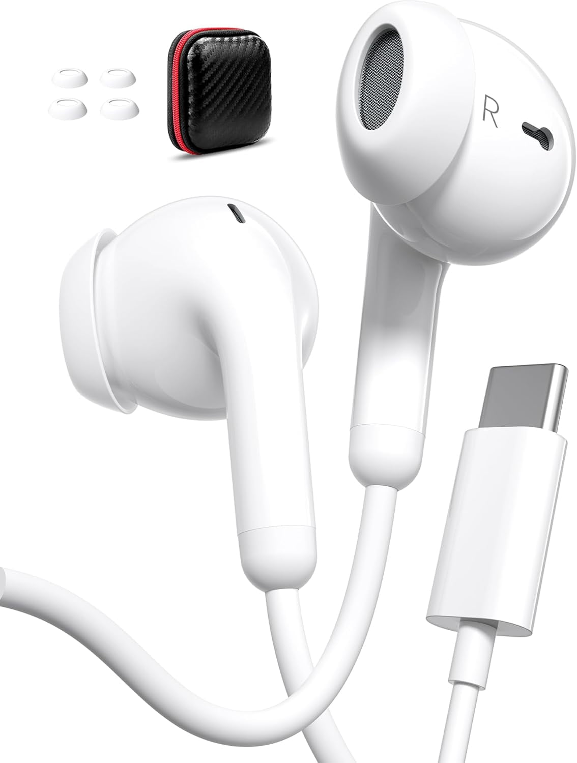 USB C Headphones for Samsung Galaxy A56 A54 A36 S25 Ultra S24 S23 S22 ...