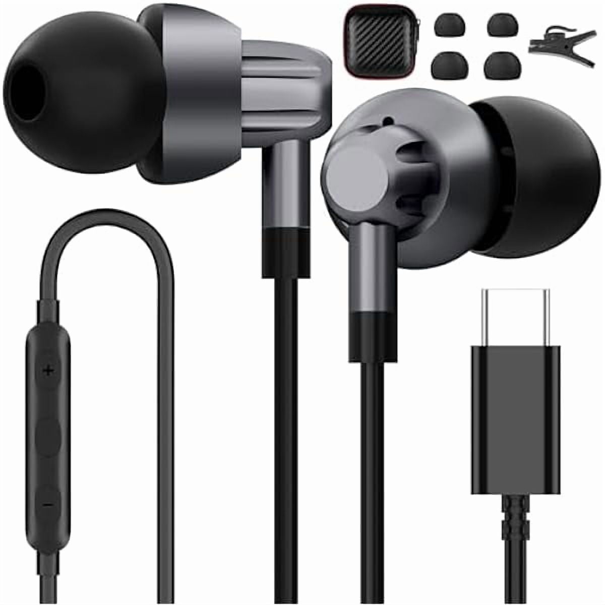 USB C Headphones for Samsung S24 S23 Ultra S22 S21 FE S20 A54 A53 Note ...