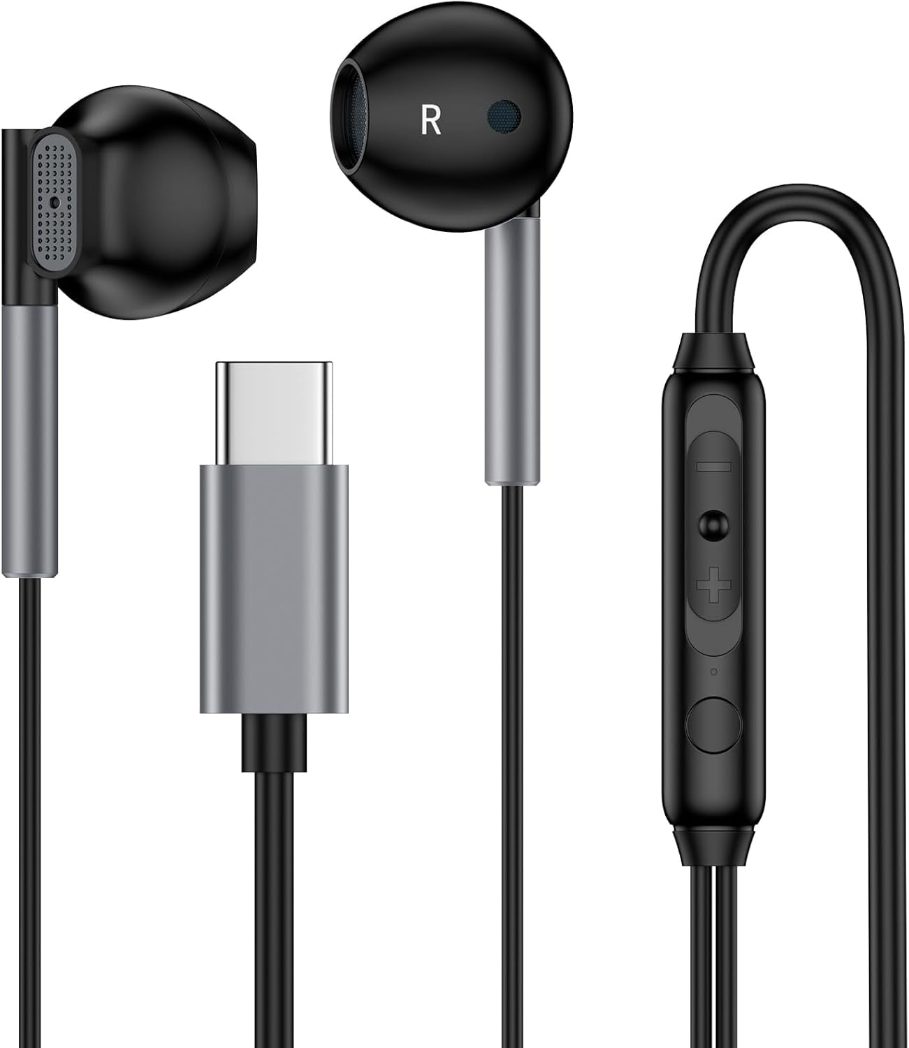 USB C Headphones Wired Earbuds for Samsung Galaxy S25 Ultra S25 Plus ...