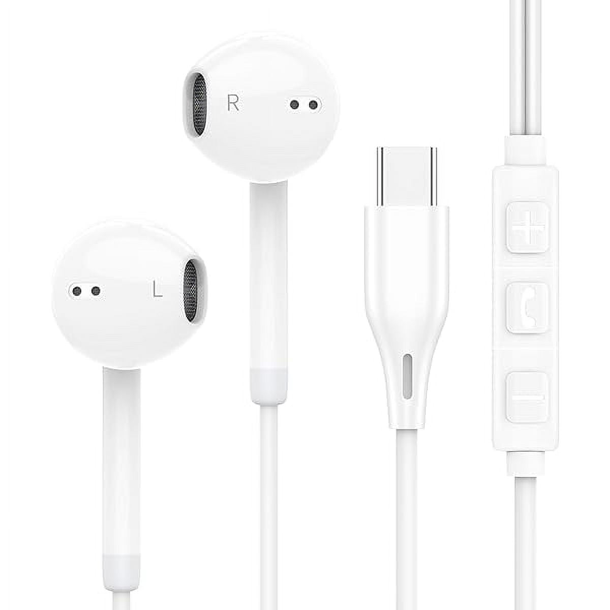 USB C Headphones Wired for iPhone 16 15, iPad Pro Air Mini, Wired ...