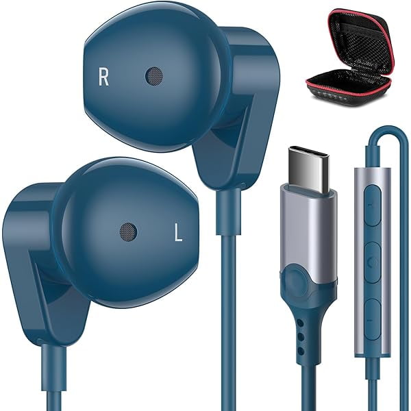 USB C Headphones for iPhone 15 16 Plus Pro Max iPad 10th USB Type C ...