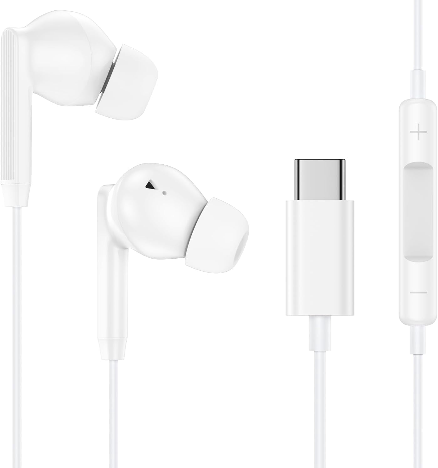 USB C Headphones for iPhone Headphones Wired Earbuds/Earphones Nosie ...