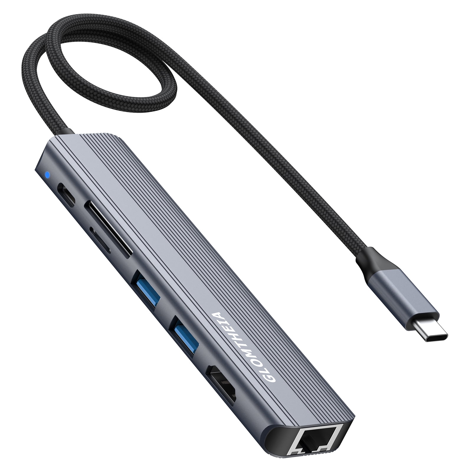 USB C Hub Ethernet HDMI Adapter for Mac MacBook Air/Pro Laptop ...