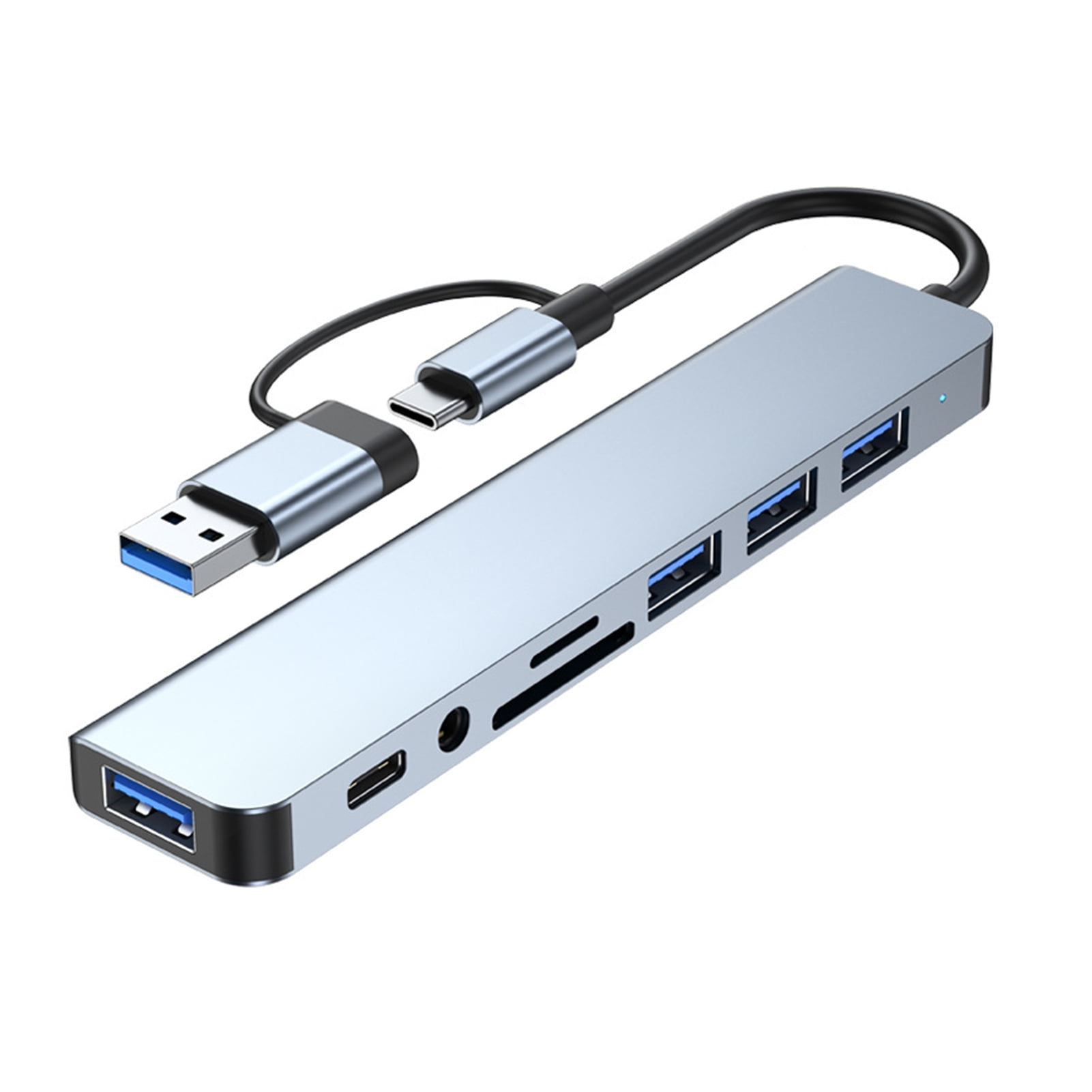 USB-C Hub Expansion Dock with 8 Ports Compact Design Portable Universal ...