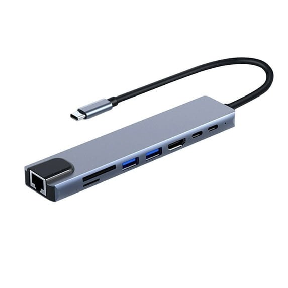 USB C Hub, Laptop Adapter Multiport, 8 in 1 Docking Station 5Gbps High ...
