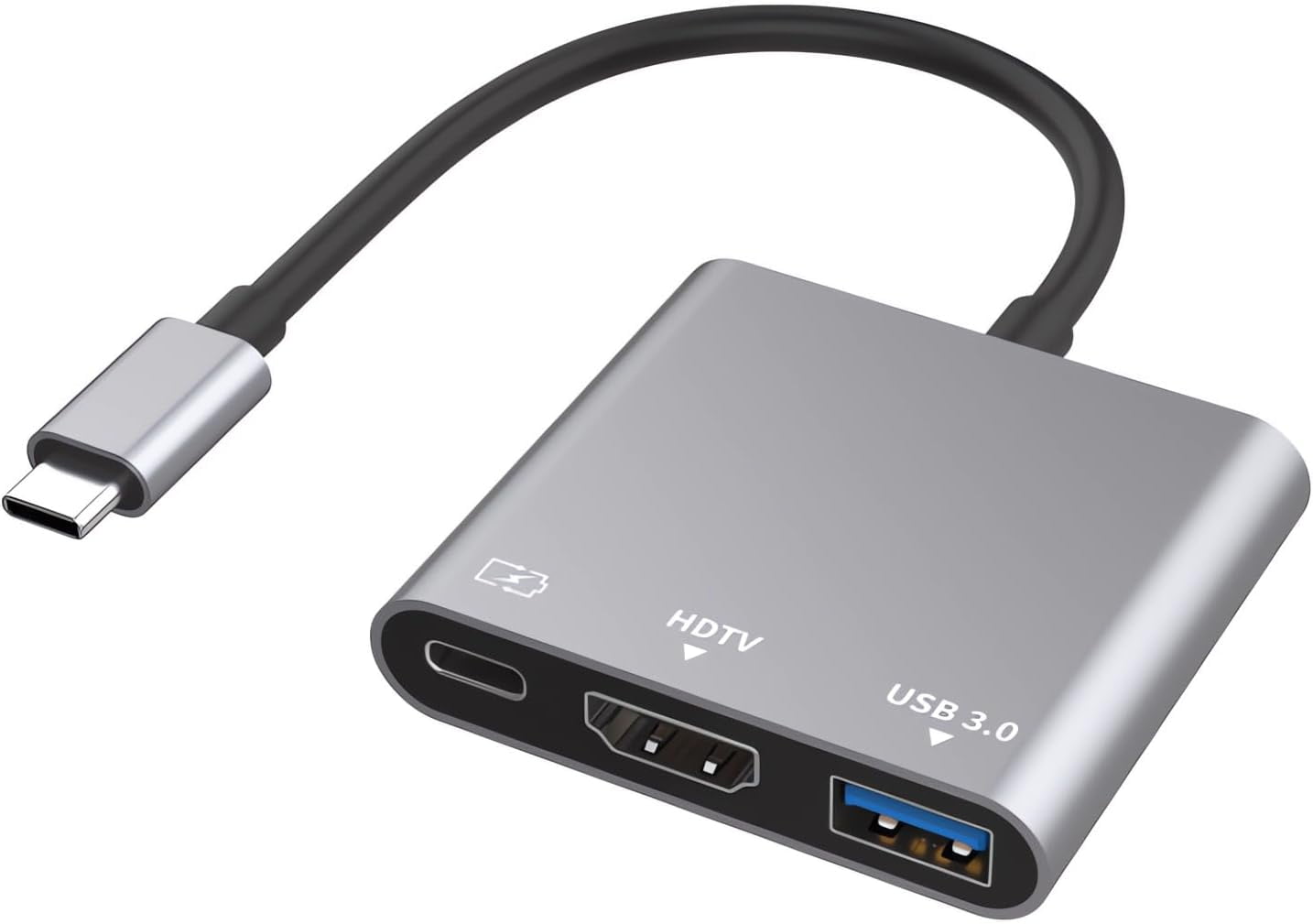USB C Hub To HDTV Adapter, USB Hub 4K Video and Audio Converter. USB ...