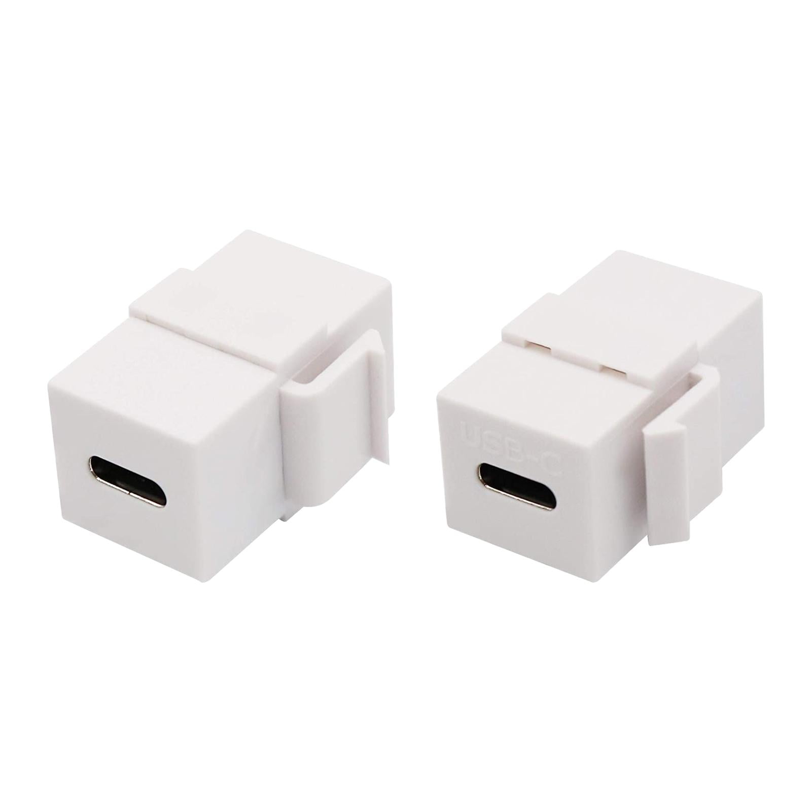 USB C Keystone Jack Inserts, USB 3 1 Type C Female to Female Insert ...