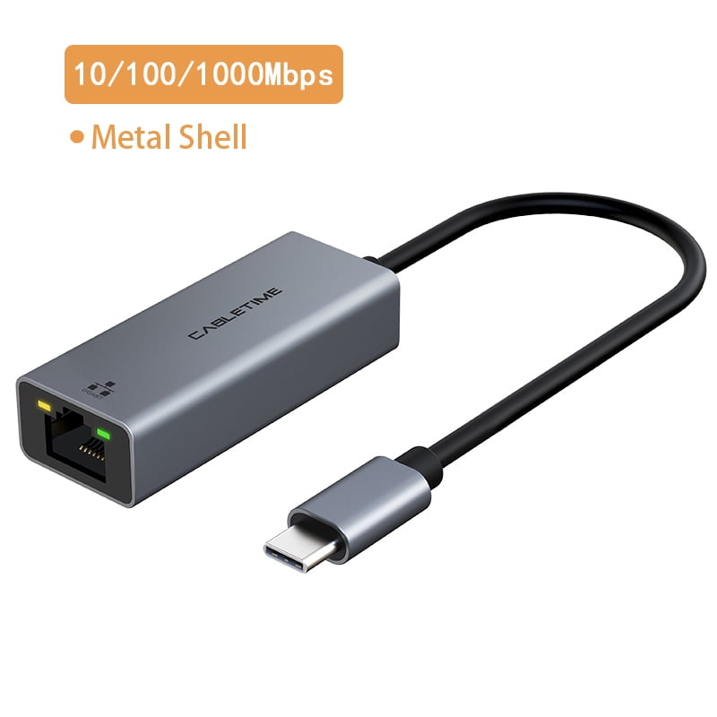 USB C LAN Adapter to Ethernet 1000Mbps Network for PC Dell Lenovo RJ45 ...