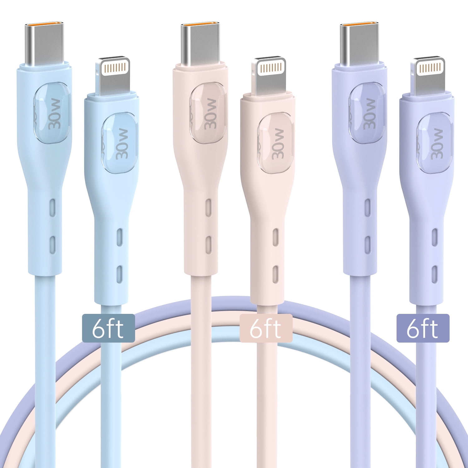 USB C To Lightning Cable, [Apple MFi Certified] Fast Lightning Charging ...