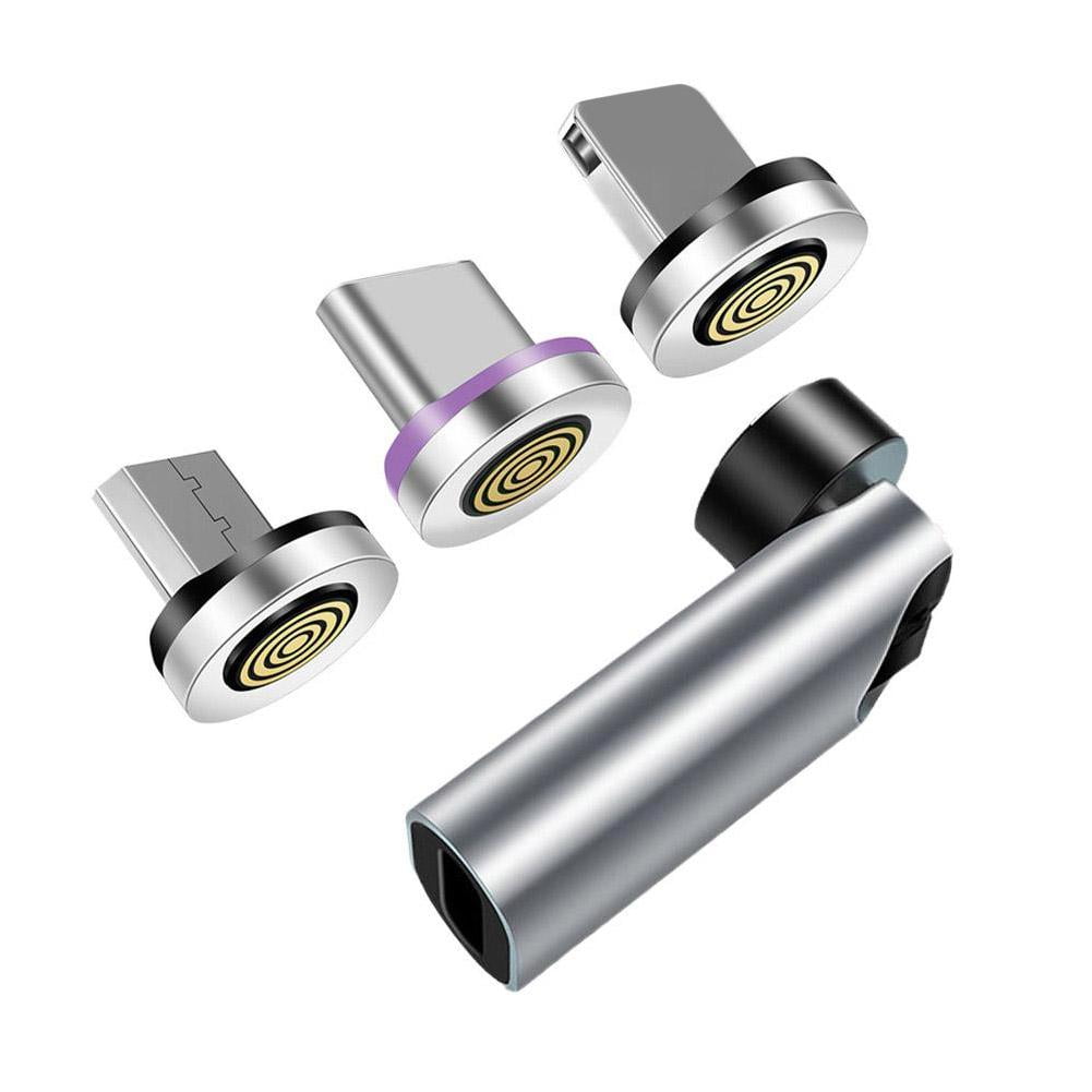 USB C Magentic Adapter 540 Degree Rotation 3 1pack-grey Adapter ...