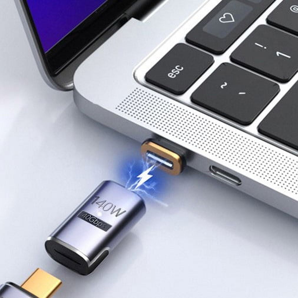 USB C Magnetic Adapter 24 Pin Type C Connector, PD3.1 Fast Charging ...