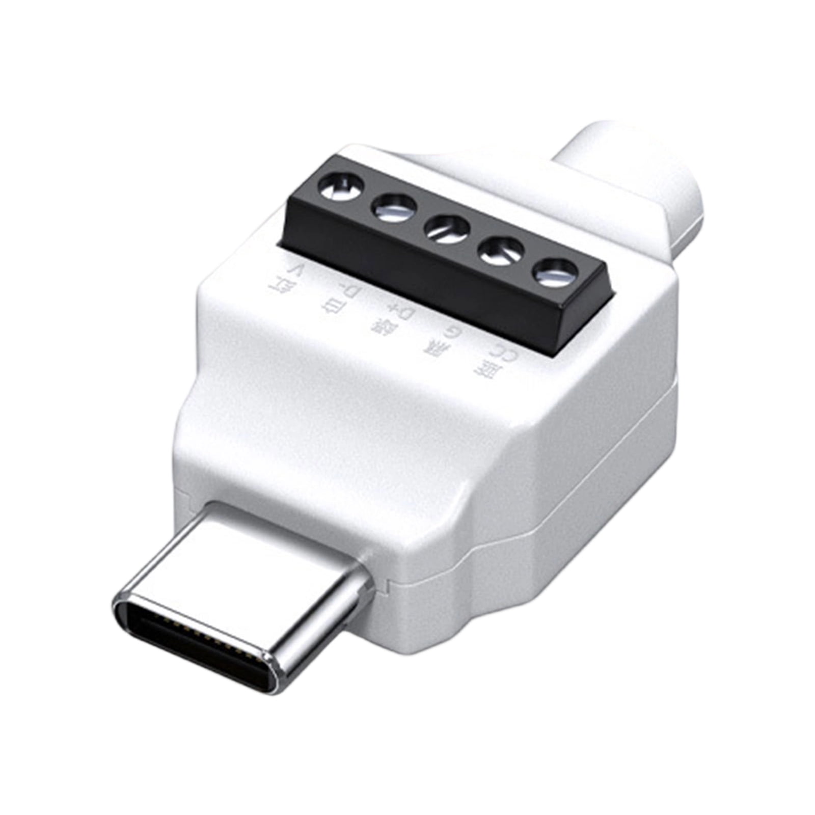 USB C Male to 5Pin/4pin Crimp Terminal Adapter for Wiring &Device ...