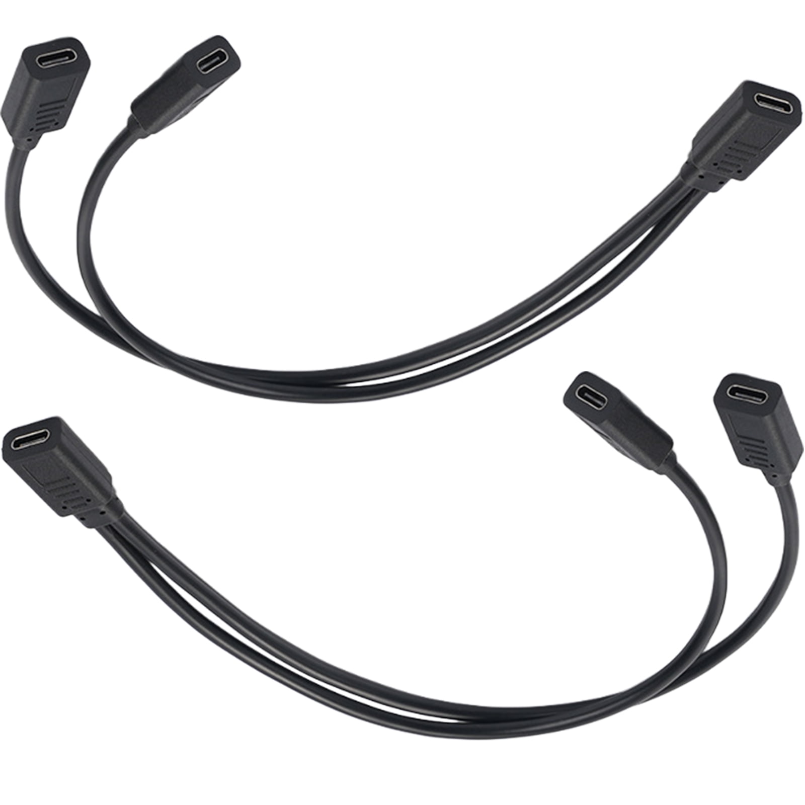 USB C Male to Double USB C Female Splitter Cable Extender Adapter for ...
