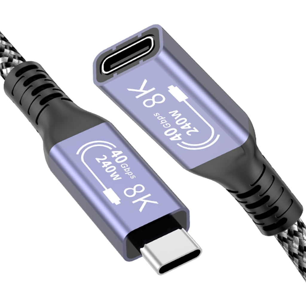 USB C Male to Female Extension Cable USB C 4 Data Cable 240W Power ...