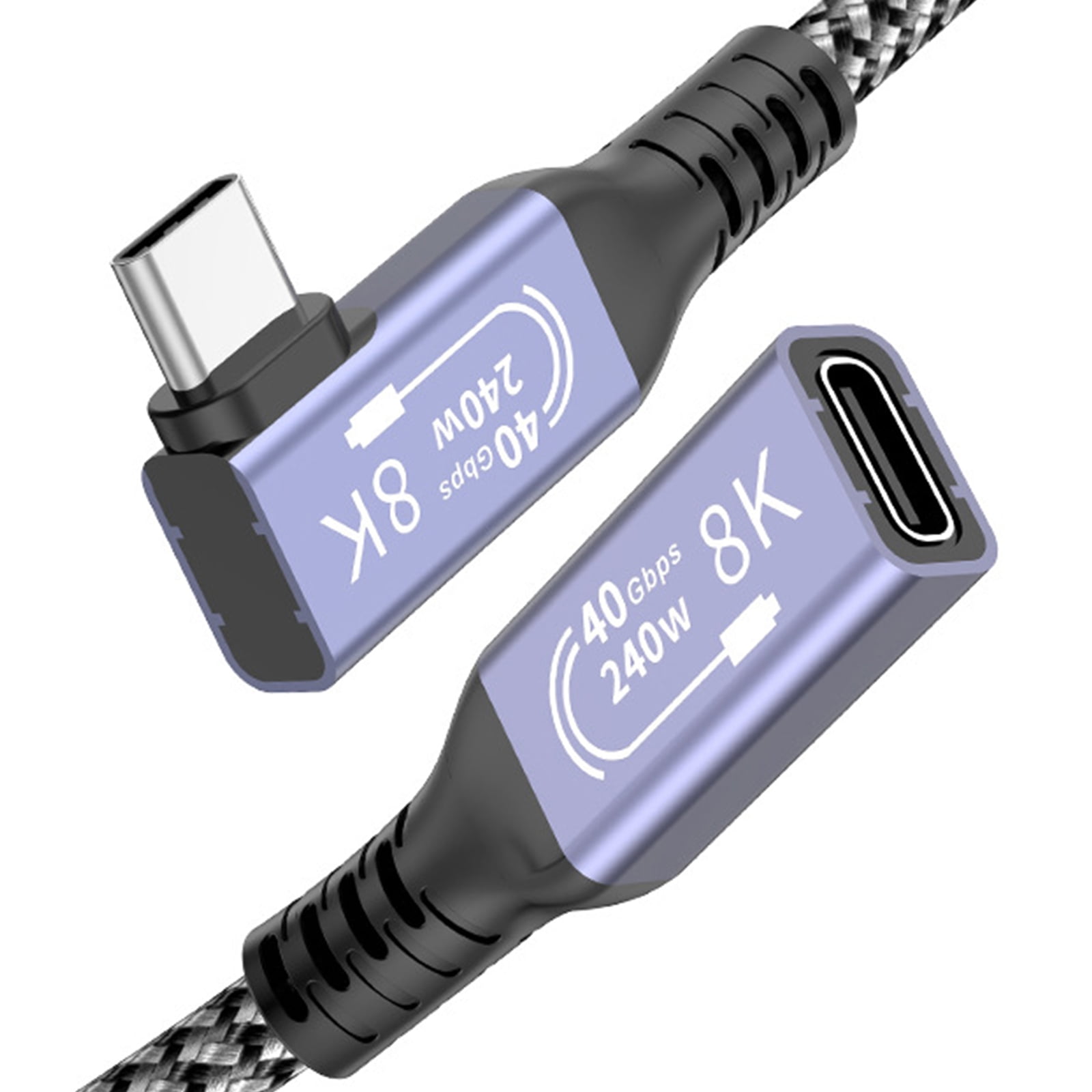 USB C Male to Female Extension Cable USB C 4 Data Cable 240W Power ...