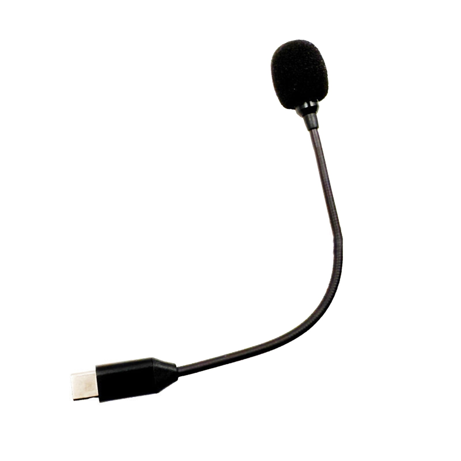 USB C Microphone 360 Degree Adjustable Gooseneck Noise Canceling ...