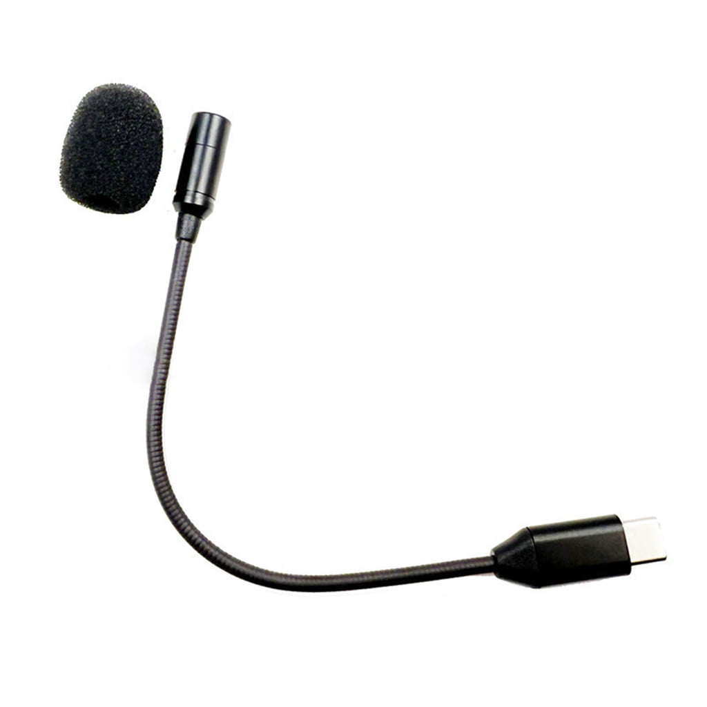 USB C Microphone 360 Degree Adjustable Gooseneck Noise Canceling ...