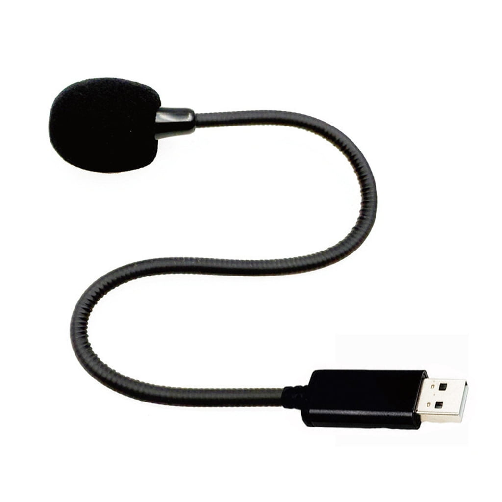 USB C Microphone 360 Degree Adjustable Gooseneck Noise Canceling ...