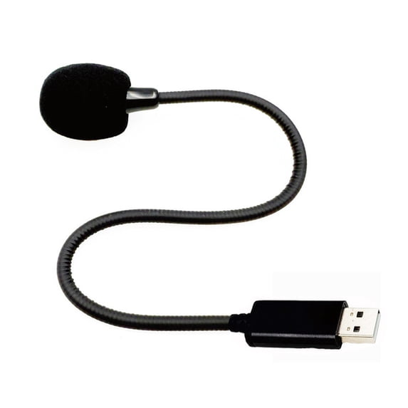 USB C Microphone 360 Degree Adjustable Gooseneck Noise Canceling ...