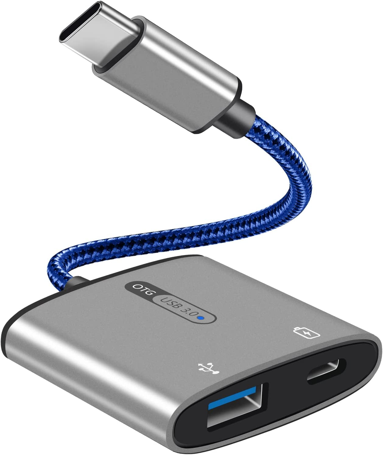 USB C OTG Adapter,2 in 1 USB C to USB Adapter Compatible with iPhone 16 ...