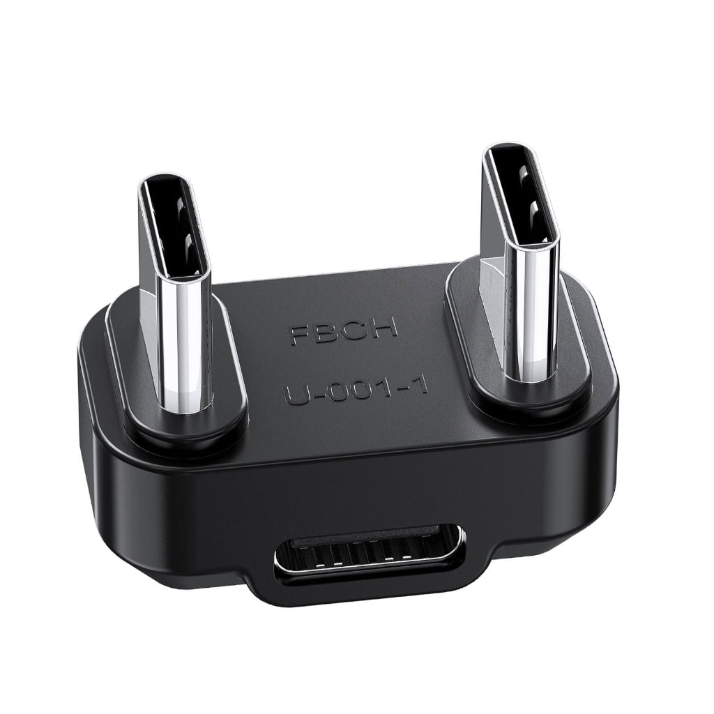 USB C OTG Adapter U Type PVC Connectors Supports Simultaneous Charging ...