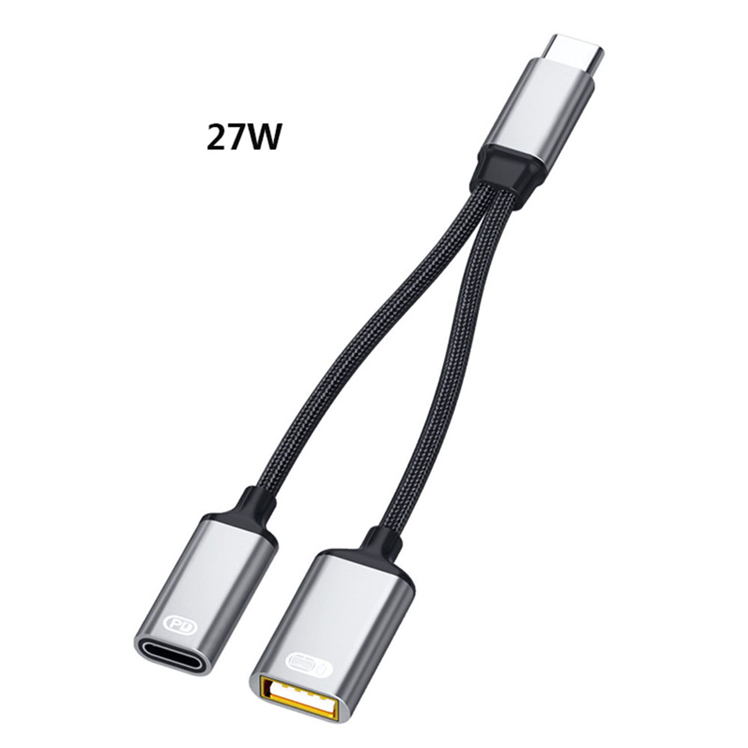USB C OTG USB C Splitter, 2 in 1 USB-C Splitter with PD 27W Fast ...