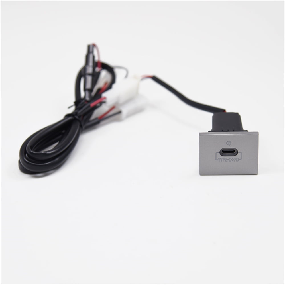 USB-C PD Port Car Charger Socket Charging Power Adapter For Ford Focus ...