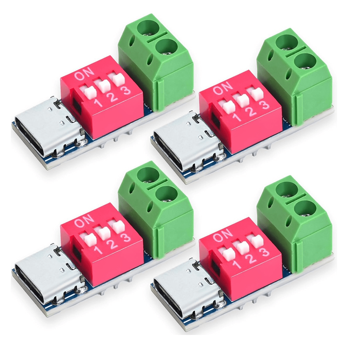 USB-C PD Trigger Board Module PD/QC Decoy Fast Charging USB Type-C to ...