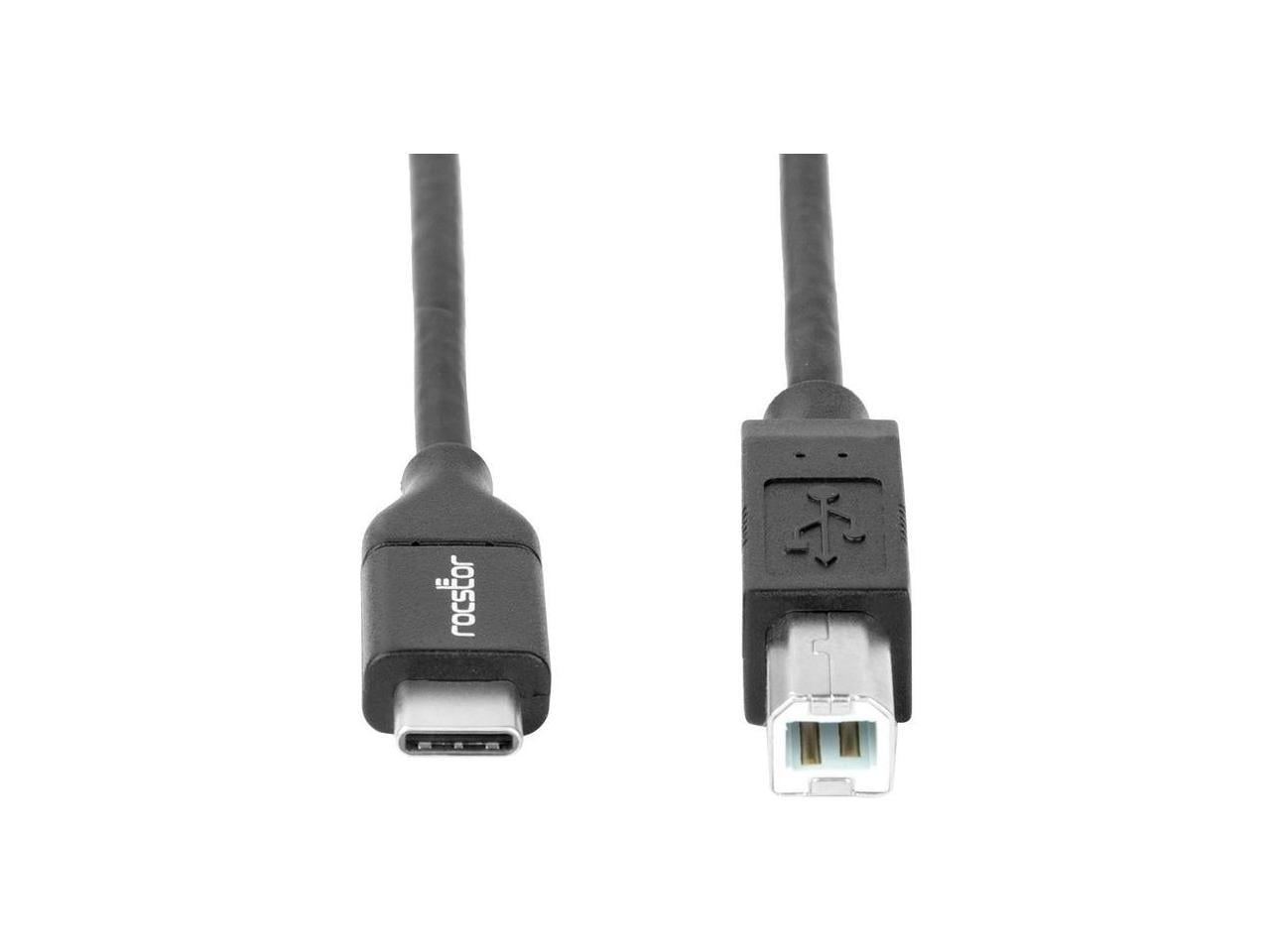USB-C PRINTER CABLE-10FT 3M USB-C TO USB-B -USB 2.0-M/M-BLACK - Walmart Business Supplies