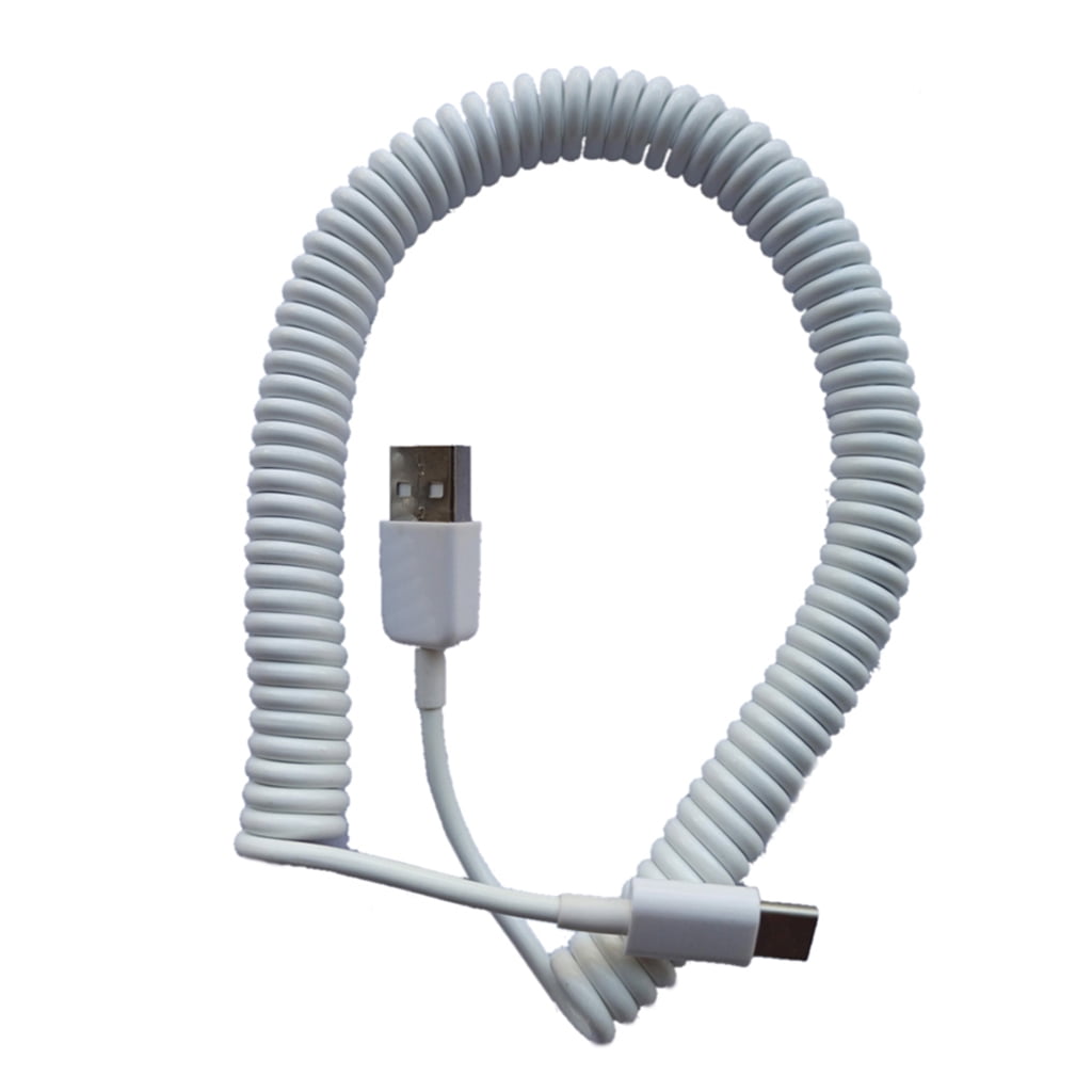 USB C Port Coiled Cable Wire Mechanical Keyboard GH60 USB Cable Type c ...
