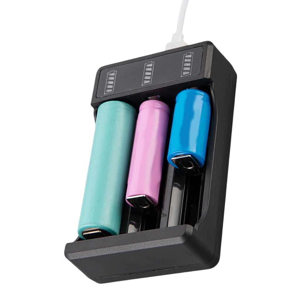 USB C Power 1/2/3/4 Slot Battery Charging LED Display For 18650 ...