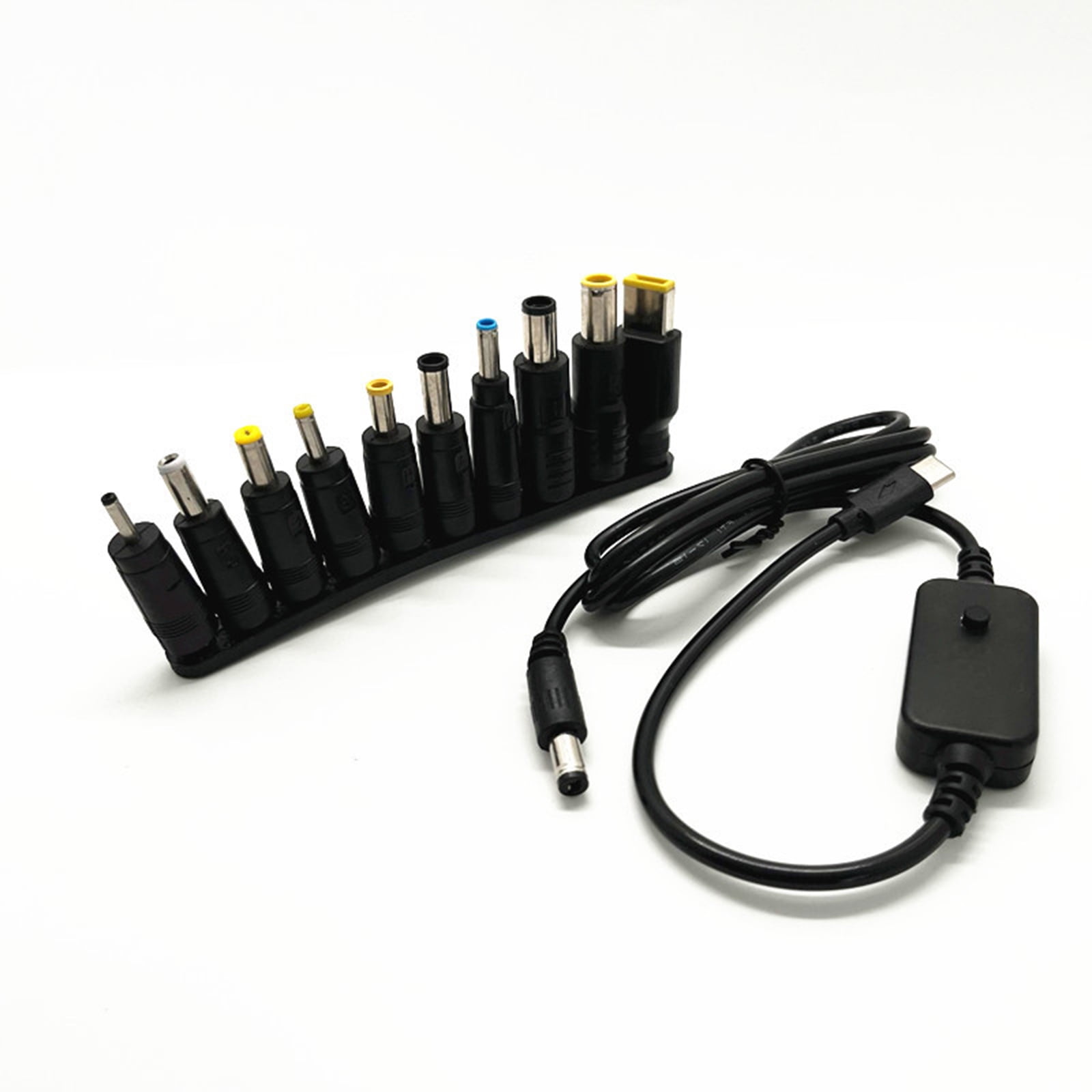 USB C Power Cable Type C To 5V 9V 12V 12V 20V Adjustable 5.5x2.1mm ...