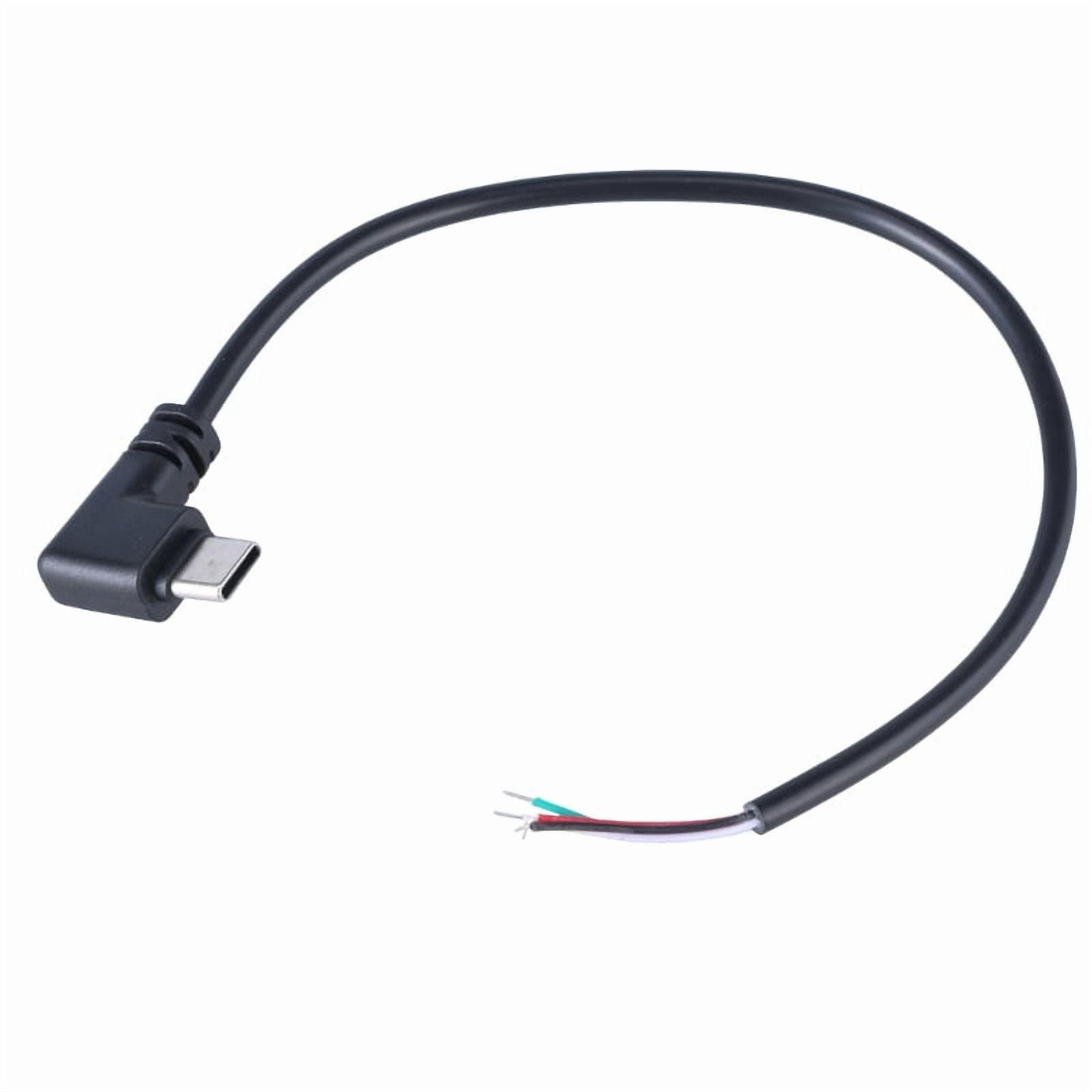 USB C Power Cord Data Cable Wire, 4Pin Bare Wire Open End Charging Line ...