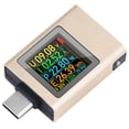 USB C Power Meter Tester, Amp Volt Voltmeter Ammeter Detector, Color ...