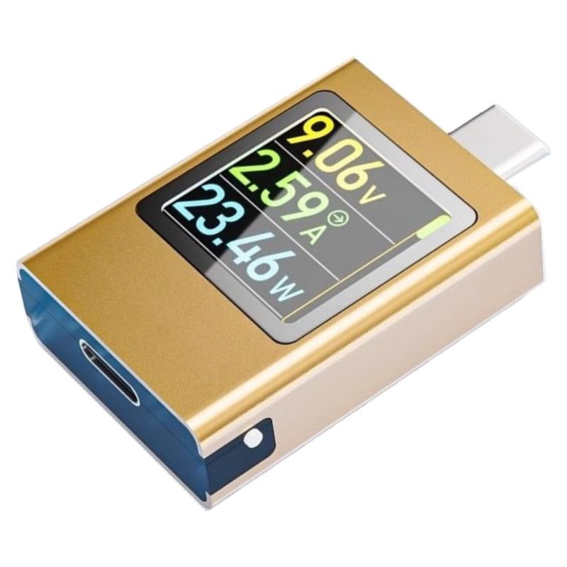 USB C Power Meter Tester Digital Multimeter for Voltage Current Testing ...