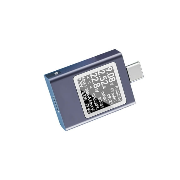 USB C Power Meter Type C Voltage And Current Tester With 360 Degree ...