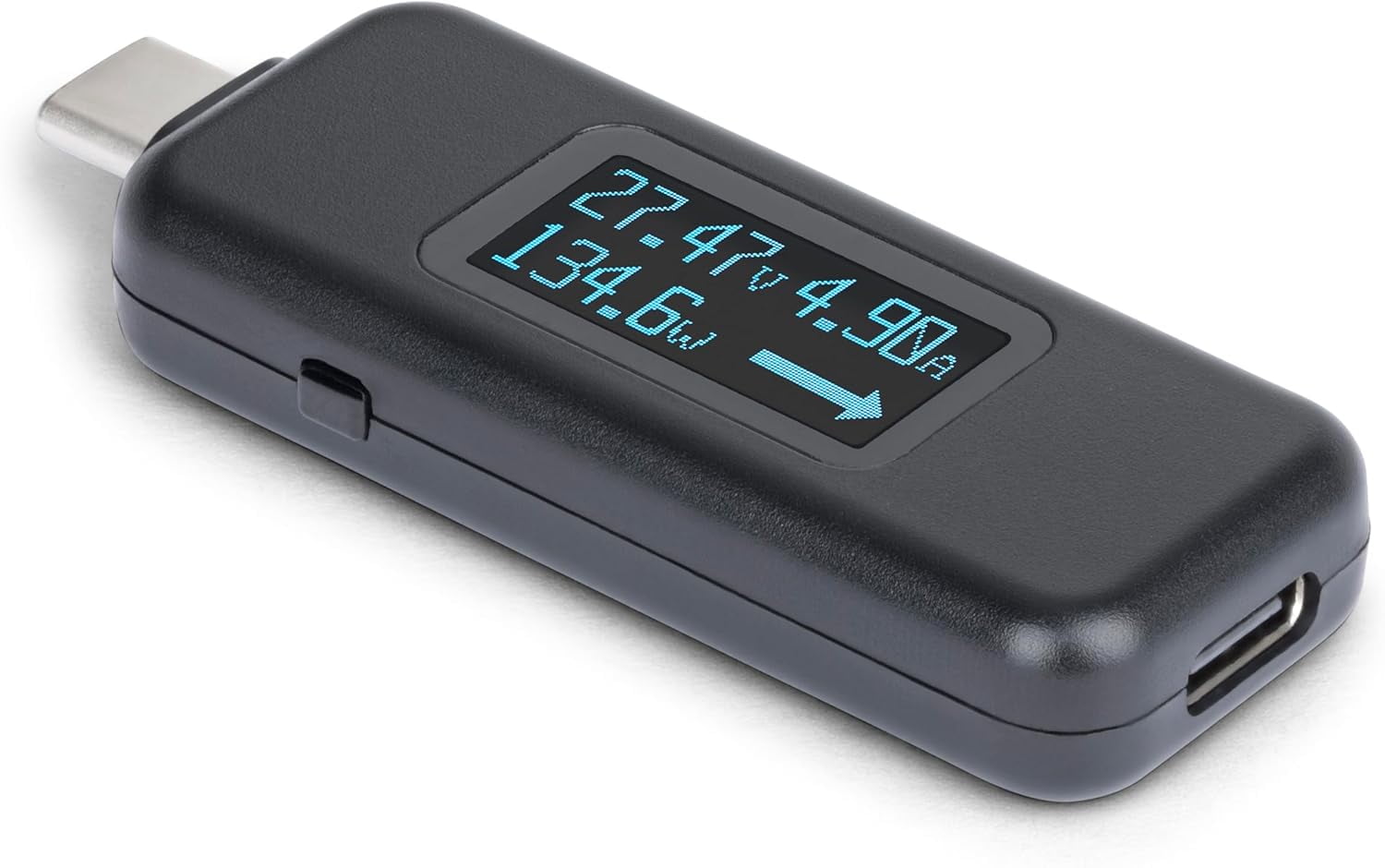 USB-C Power Tester, Digital Multimeter, Bi-Directional Voltage and ...