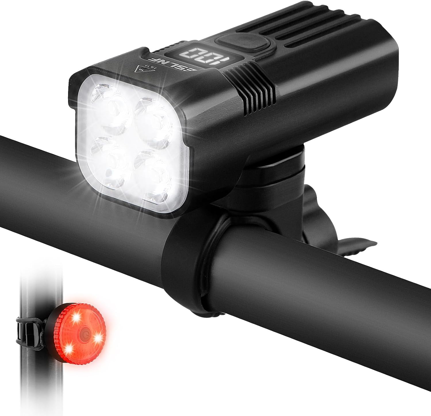 USB-C Rechargeable Bike Light Front & Rear Set for Night Riding,IP65 ...
