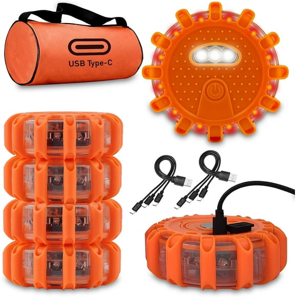 Battery Powered Magnetic Flashing Beacon