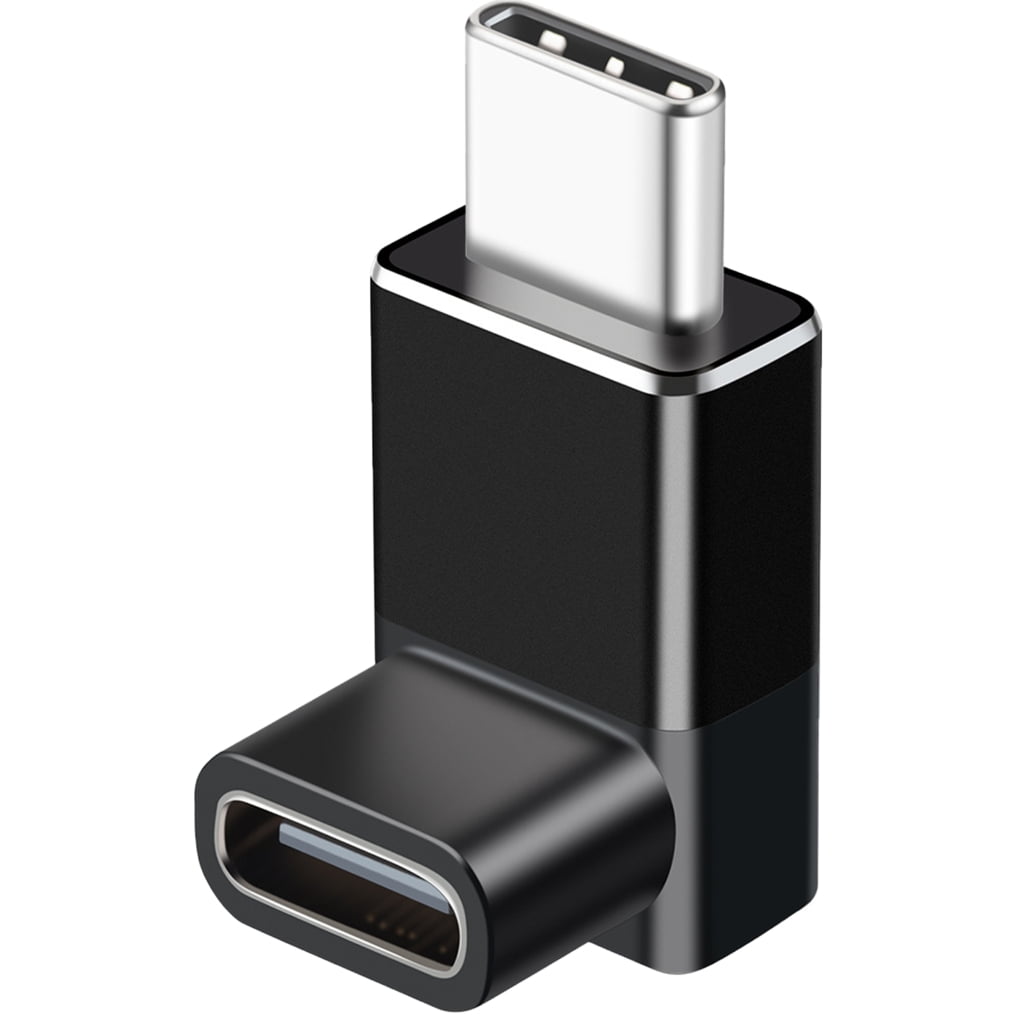 USB C Right Adapters, 90 Degree 240W 40Gbps 8K Video USB C Male to ...