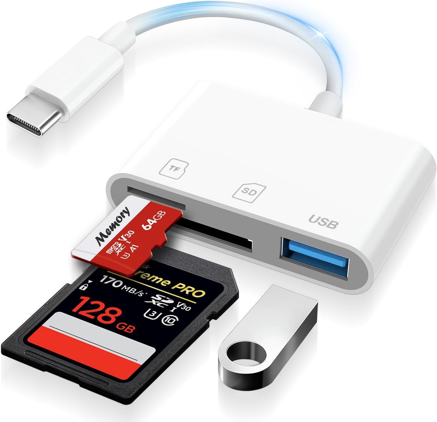 USB C SD Card Reader for 15-17, USB C to SD Memory Card Adapter for ...