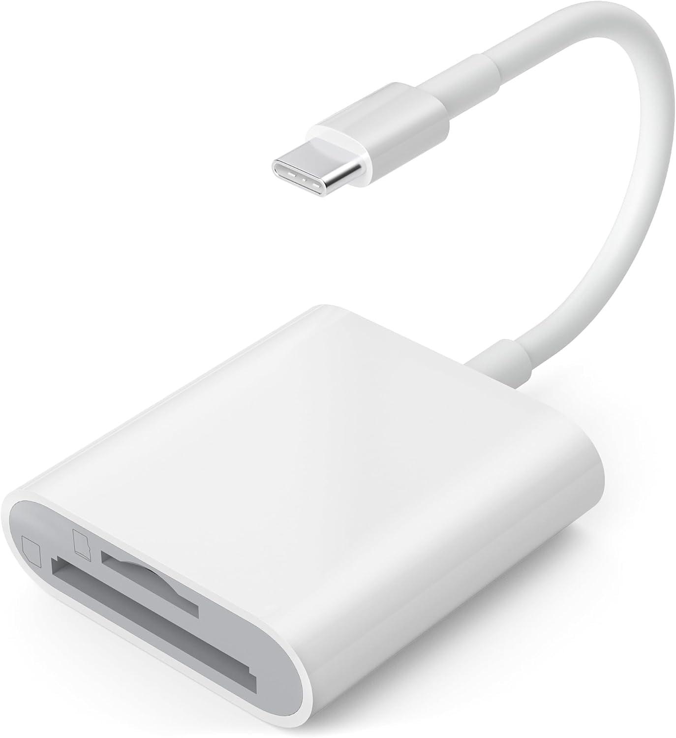Totowood USB C SD Card Reader, Type C Dual Slots Adapter, Compatible ...